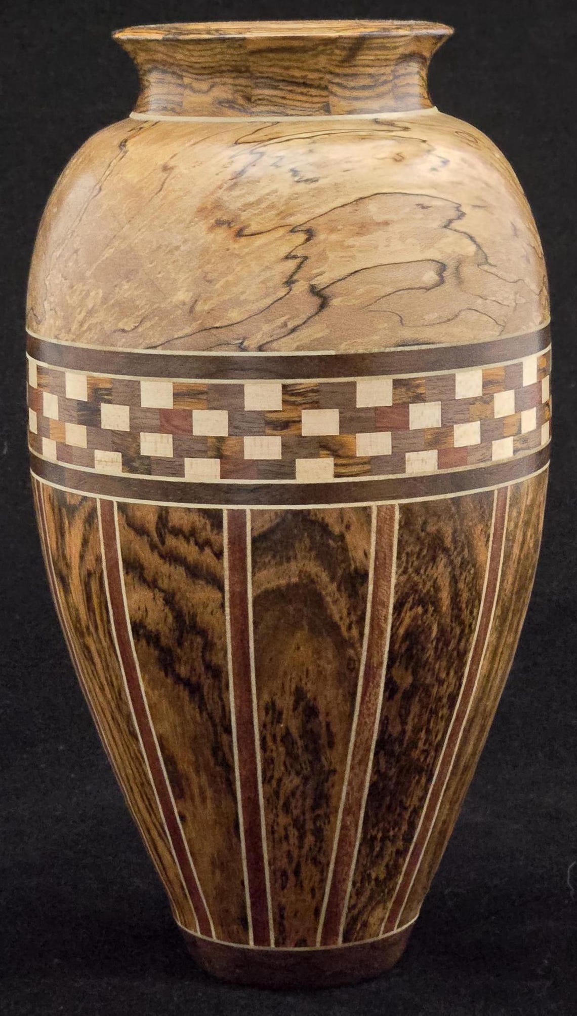 Stave and Segmented Wood Vase - Etsy