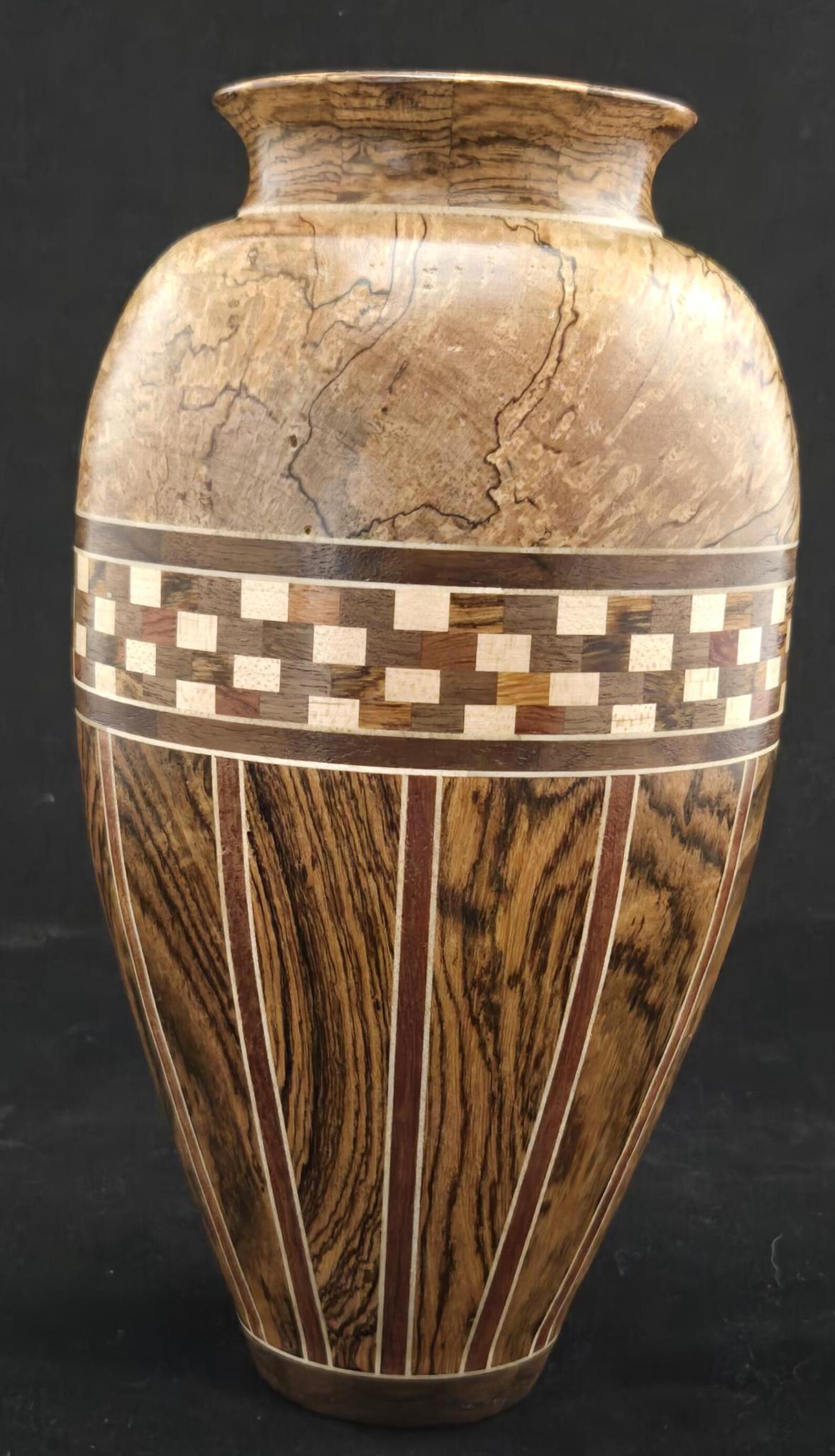 Stave and Segmented Wood Vase - Etsy