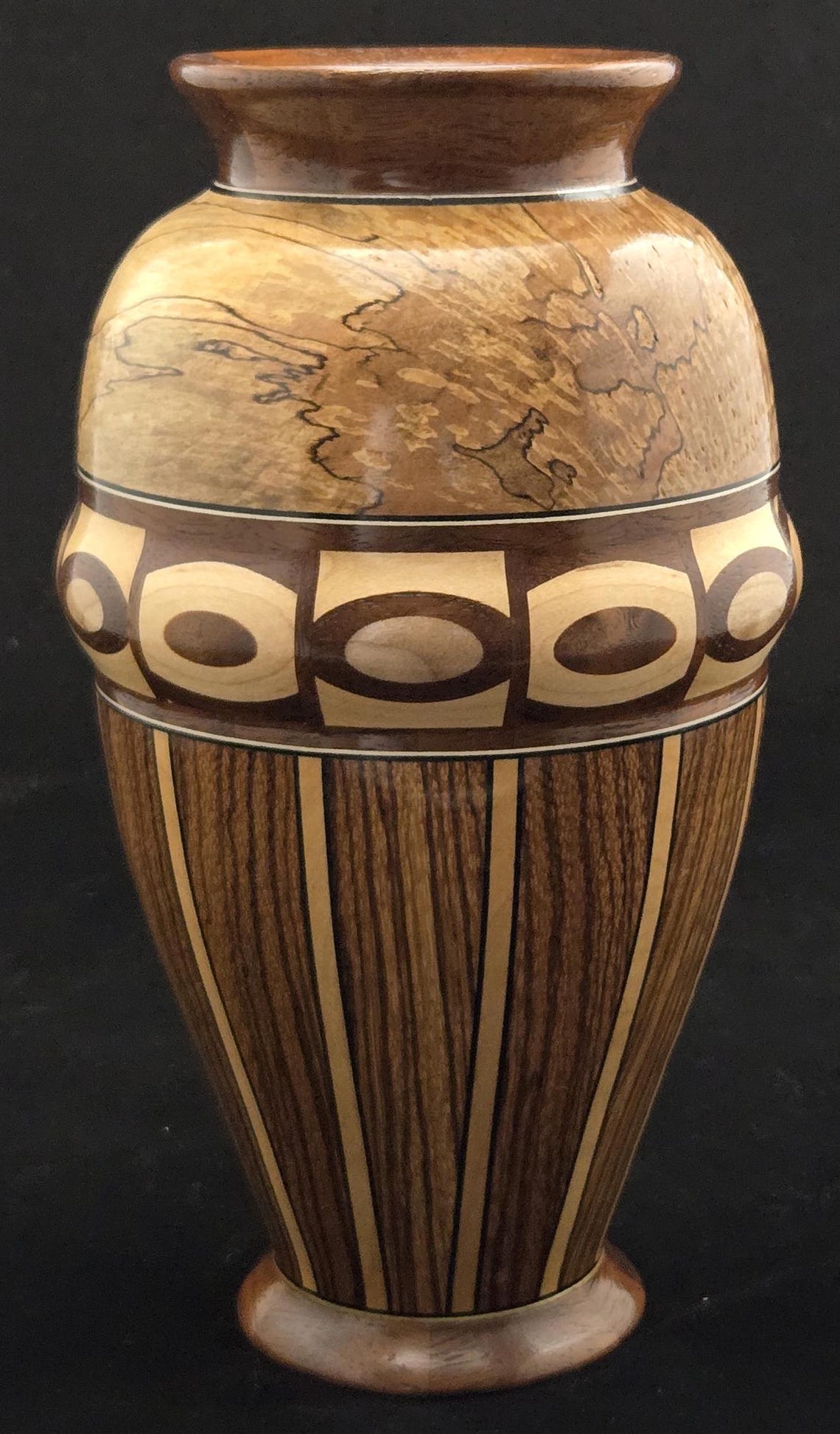 Segmented Stave Wooden Vase - Etsy