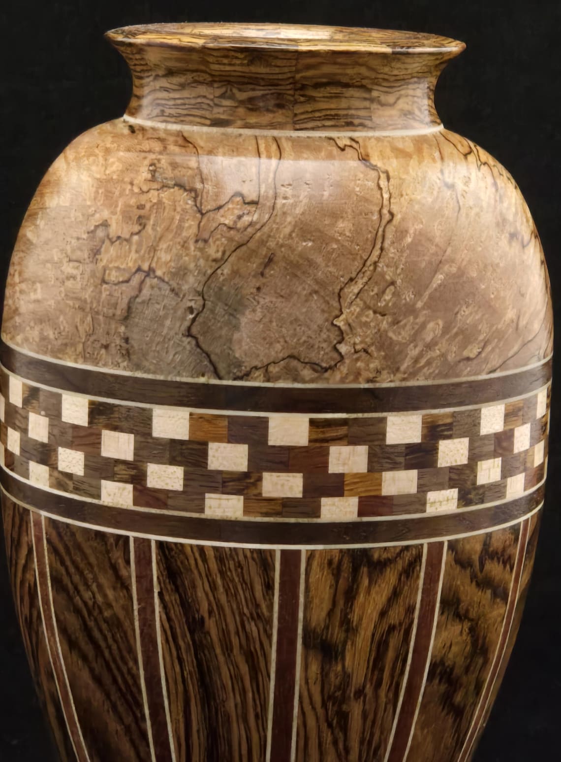 Stave and Segmented Wood Vase - Etsy