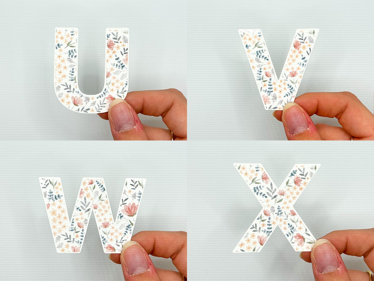 Alphabet Letter Stickers Alphabet Sticker Stickers for - Etsy