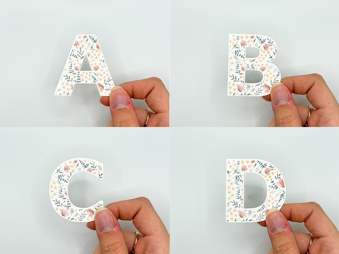 Alphabet Letter Stickers | Alphabet Sticker | Stickers for Water Bottle ...