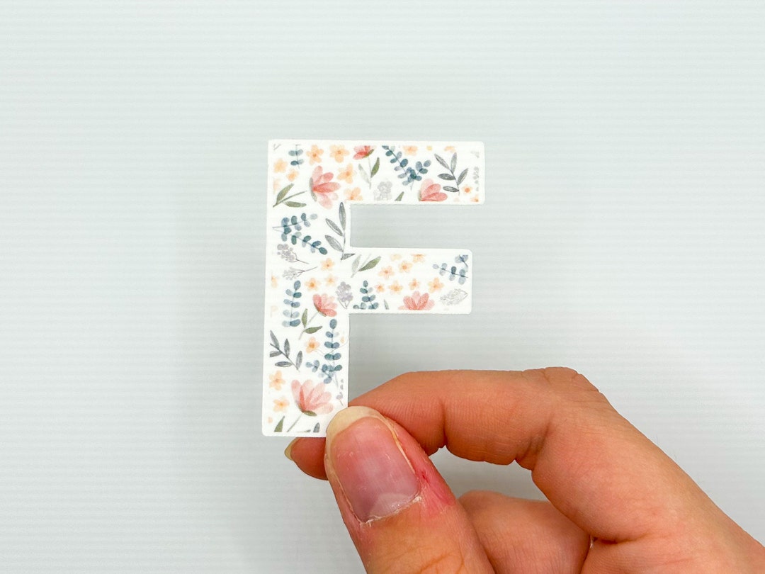 F Letter Sticker F Sticker Alphabet Sticker Stickers for Water Bottle ...