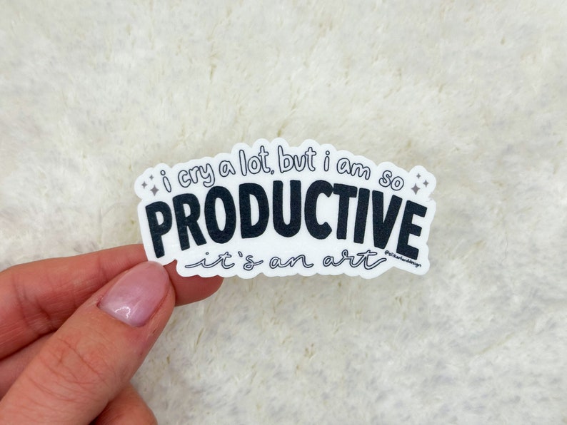 I Cry A Lot Sticker | Swift Sticker | TPD Sticker | Vinyl Sticker ...