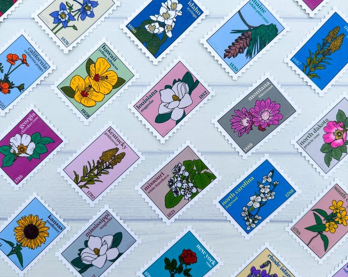 Hawaii Stamp Sticker (2in) - Etsy