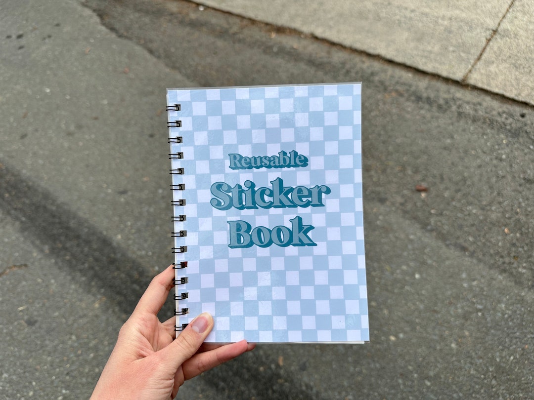 Reusable Sticker Book | Wax Paper Book | Sticker Storage | Sticker ...