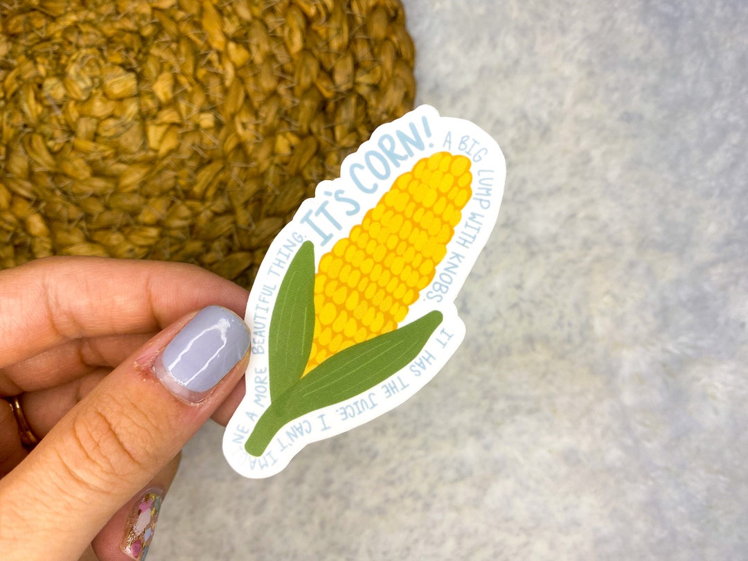 It's Corn Sticker Tiktok Corn Sticker Stickers for - Etsy