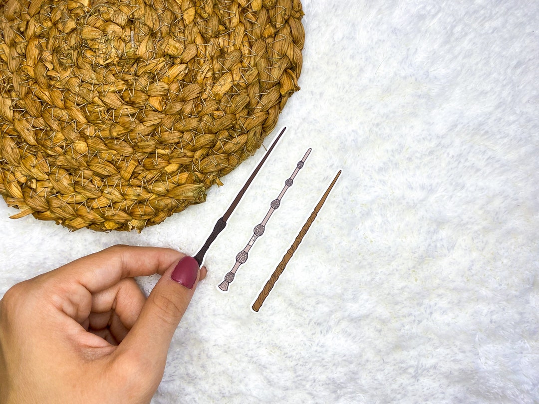 Wizarding Wands Sticker Bundle | Wizard Stickers | Potter Sticker ...