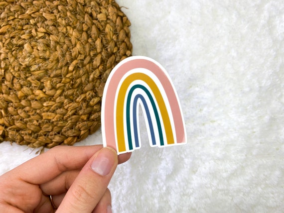 Rainbow Aesthetic Sticker Stickers for Hydroflask Stickers | Etsy