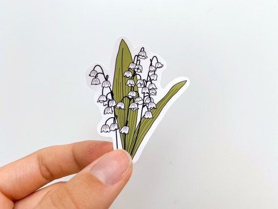 May Birth Month Flower Sticker Flower Stickers for Water - Etsy