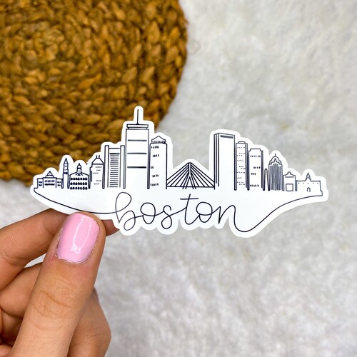 Boston Sticker - Etsy
