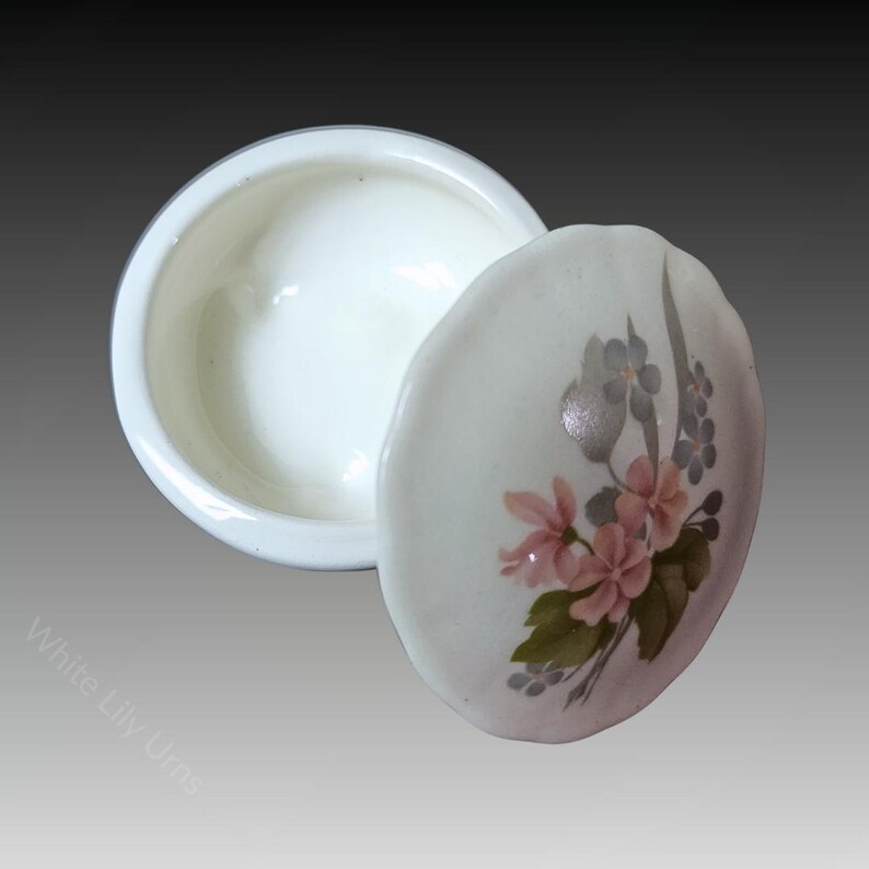 Dainty Handcrafted Keepsake Urn With Flower Design for Baby, Pet or ...