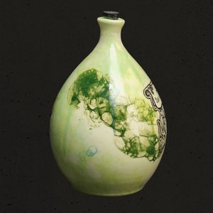 Potion Bottle, Eye of Newt, Ceramic Magic Potion Bottle, Halloween ...