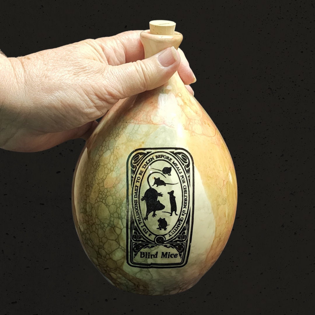 Bullfrog Slime Potion Bottle Ceramic Magic Potion Bottle - Etsy