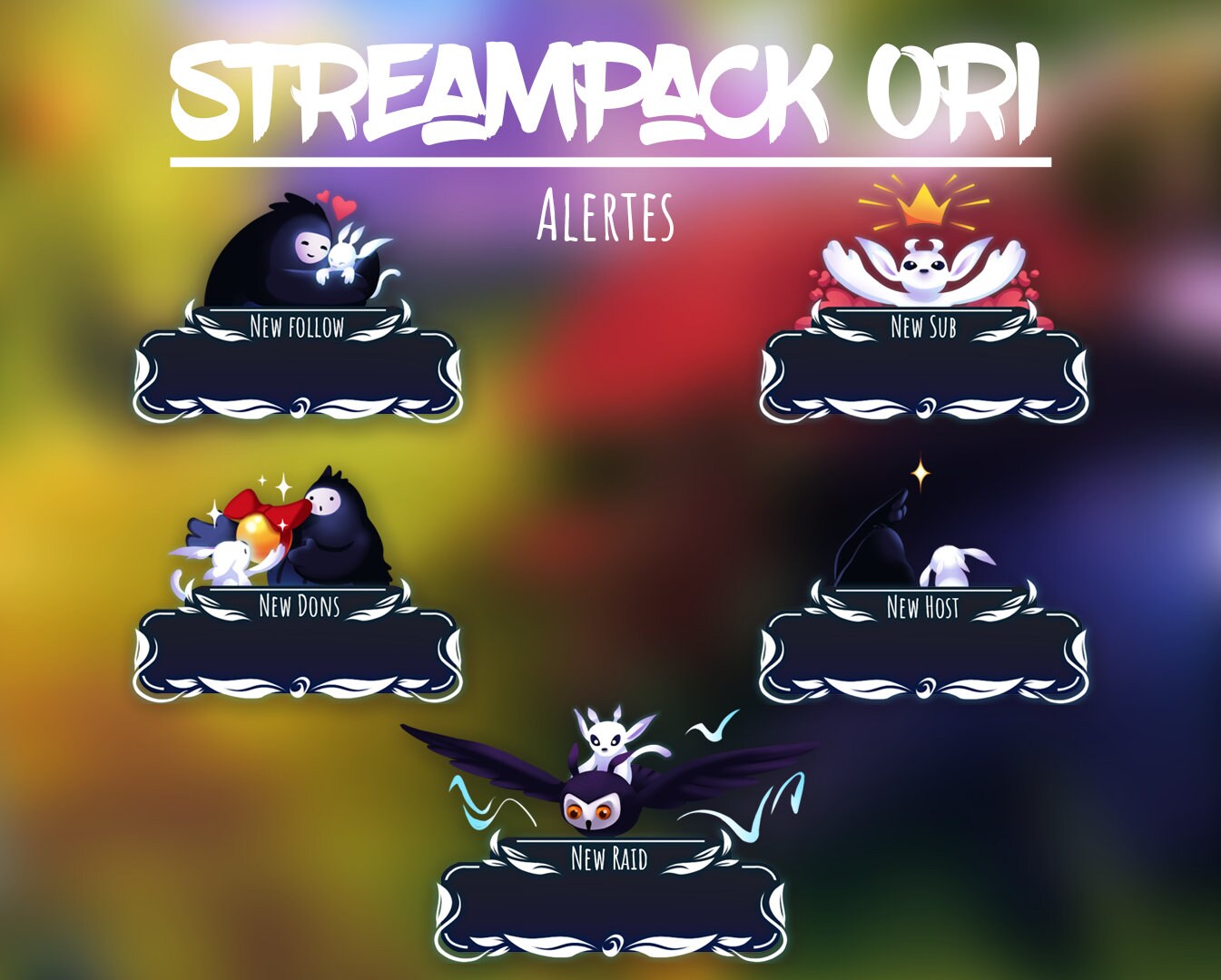 Premade FULL Streampack Ori for Streamer Twitch Animated Scene ...
