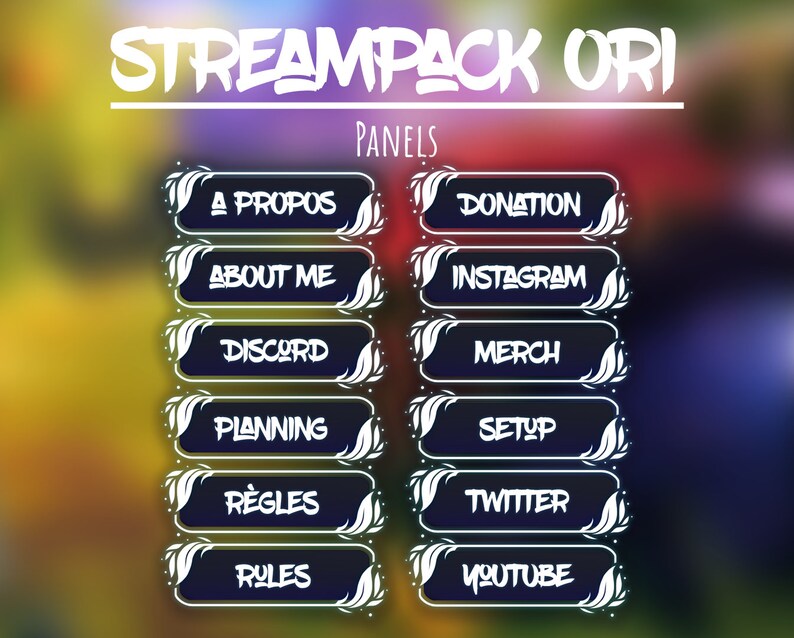 Premade FULL Streampack Ori for Streamer Twitch Animated Scene ...