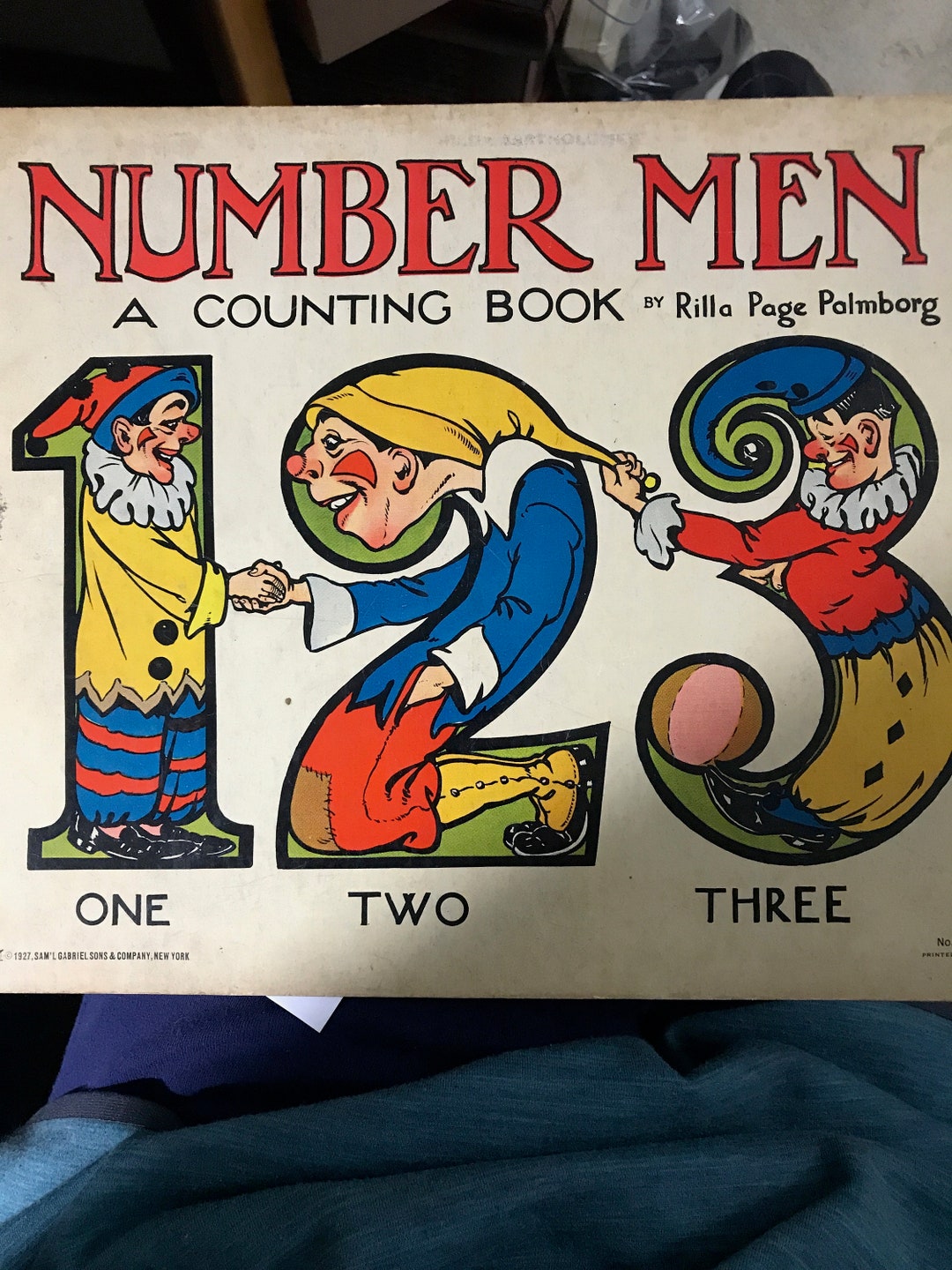 Children's Book, NUMBER MEN, by Rilla Page Palmbong, Counting Numbers ...