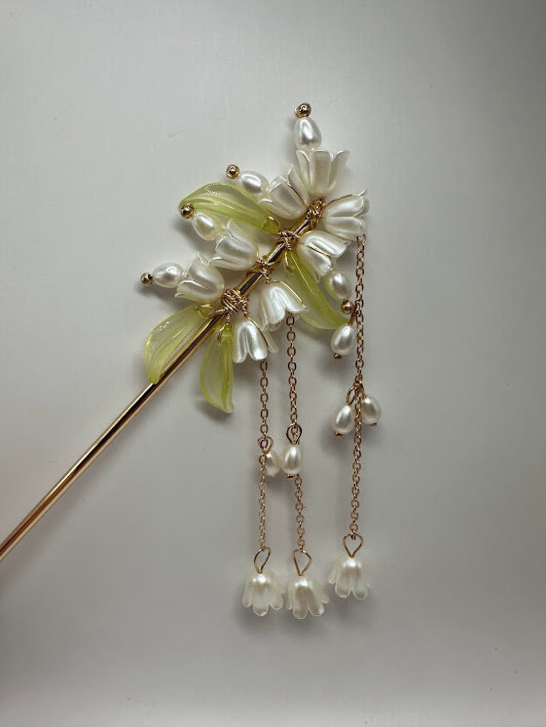 Hair Updo Flower Rod - Etsy
