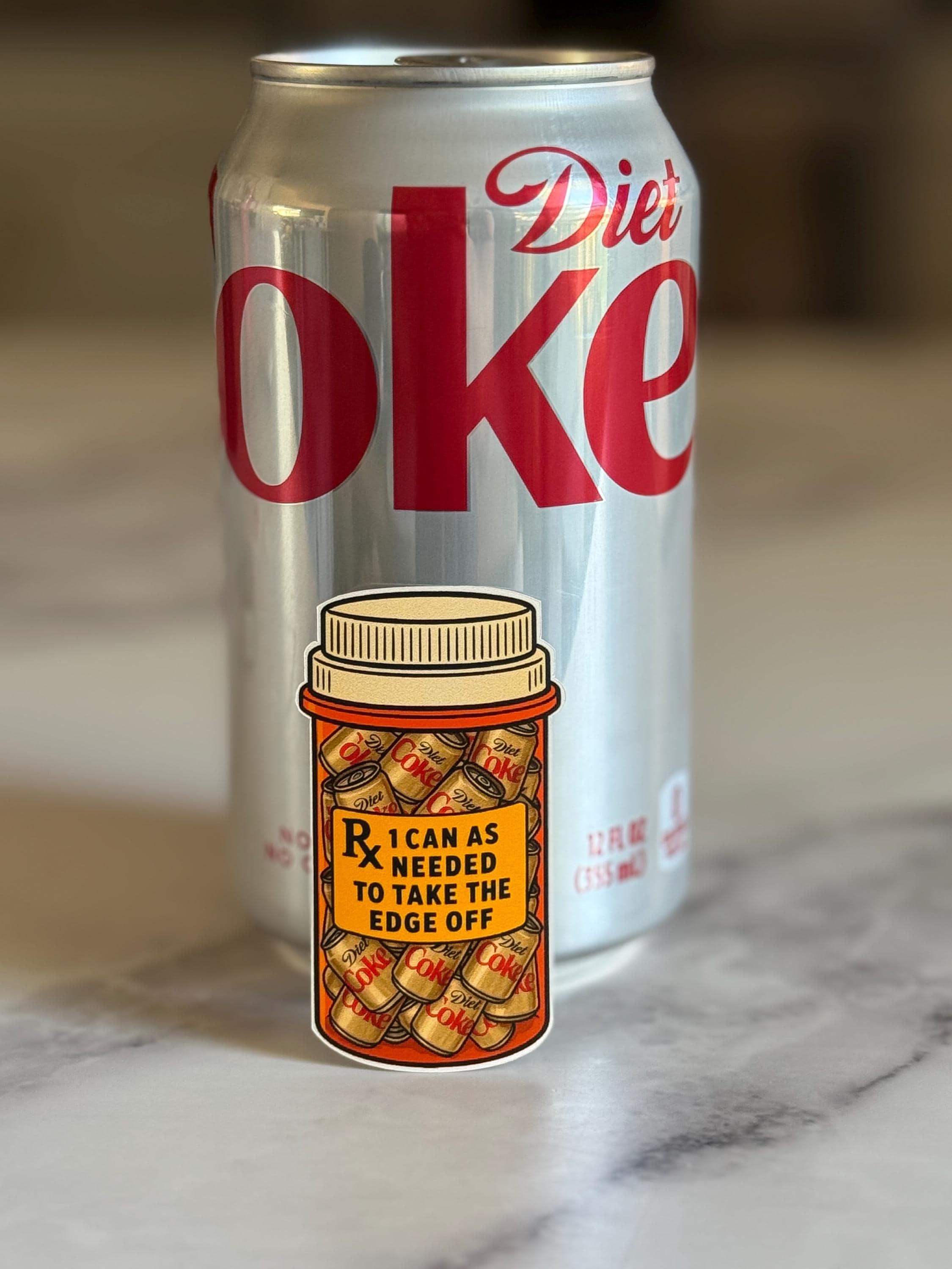 Diet Coke Addict Sticker: Funny Matte Vinyl Decal - Etsy