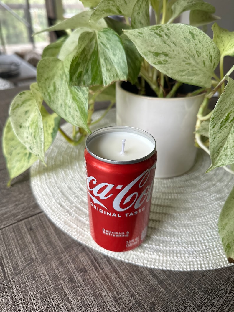 MINI Coke Can Candle / Hand-poured Soda Can Candle / Christmas Holiday ...