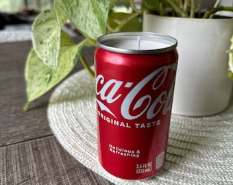 Coke Zero Sugar Soy Wax Candle Coca Cola Soda Can Candle Coke Scented ...
