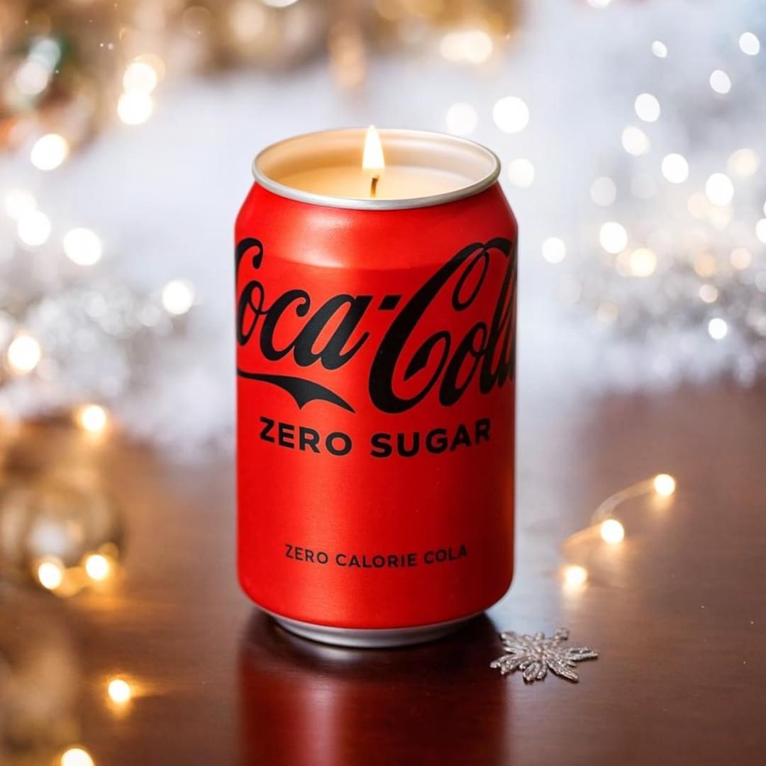 Coke Zero Scented Soy Candle: Upcycled Soda Can, Funny Gift - Etsy