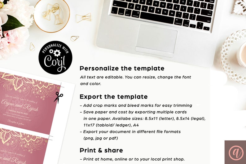 PRINTABLE Bachelorette Party Invitation Corjl Engagement - Etsy