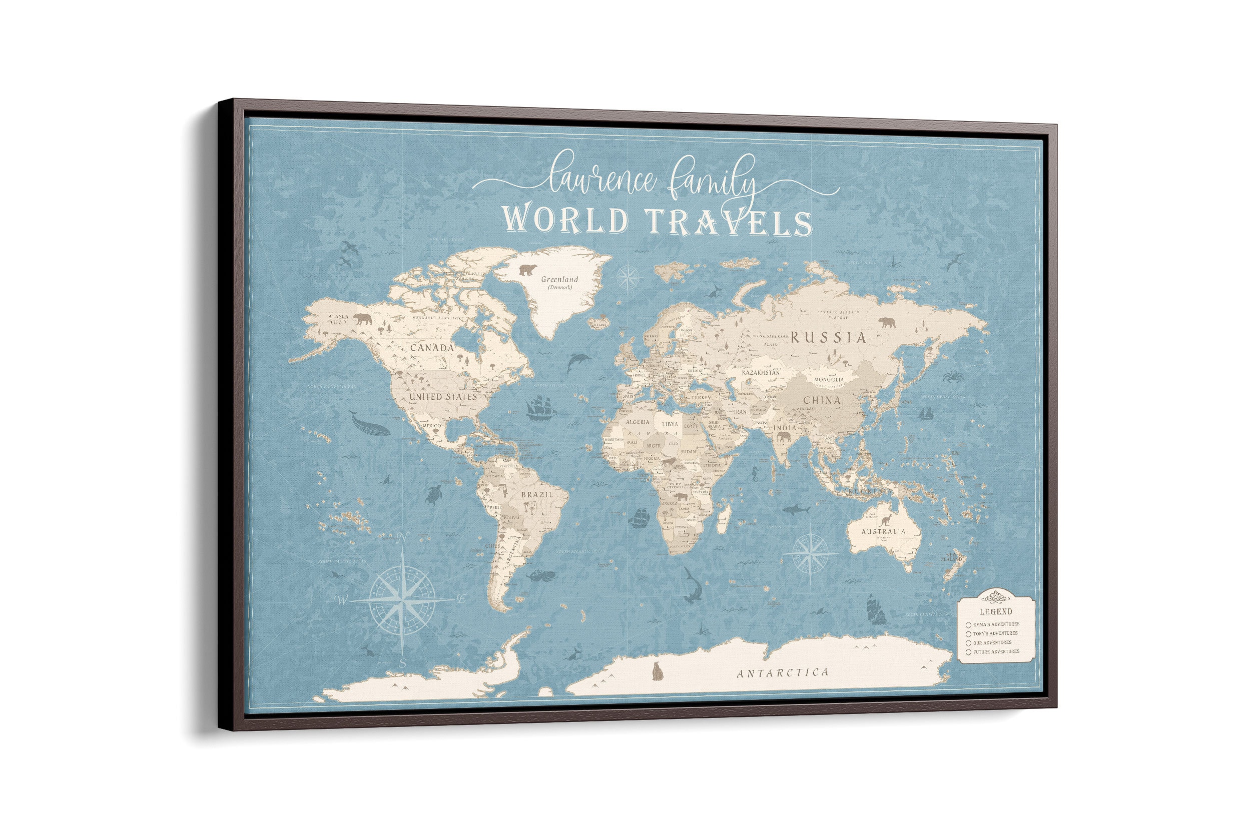 Push Pin World Map, World Map Wall Art Print, Push Pin World Map, Push ...