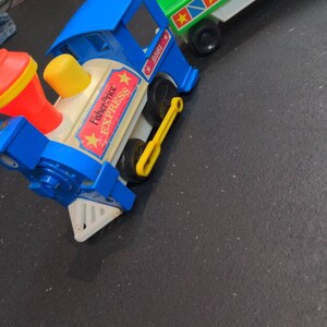 Vintage 89s 90s Fisher Price Express Train Set Trio / Retro Toy Kids ...