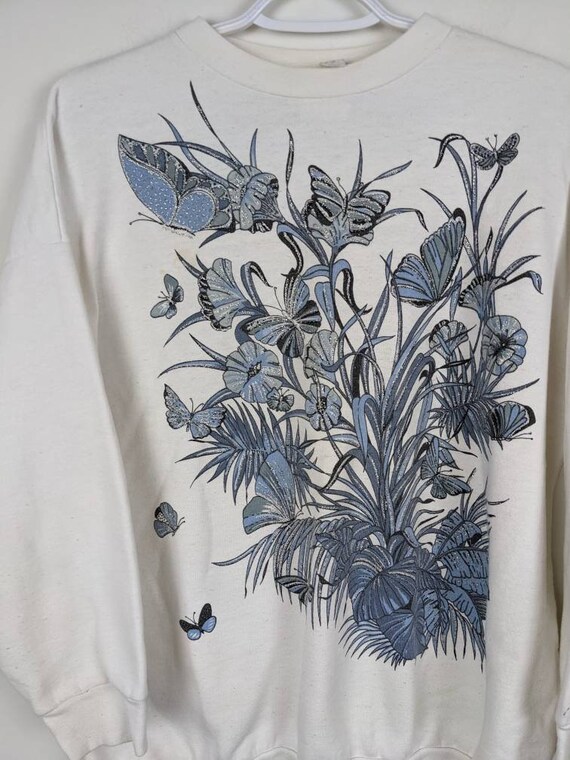Vintage 1980s sparkly Butterfly cute cottage core st… - Gem