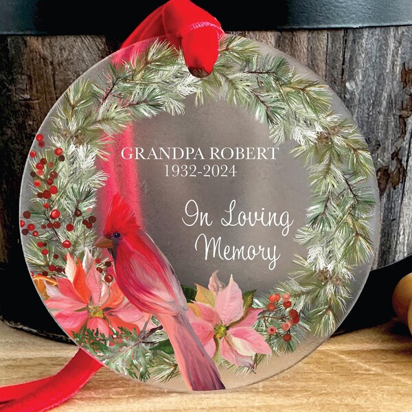 Cardinal Memorial Ornament - Etsy