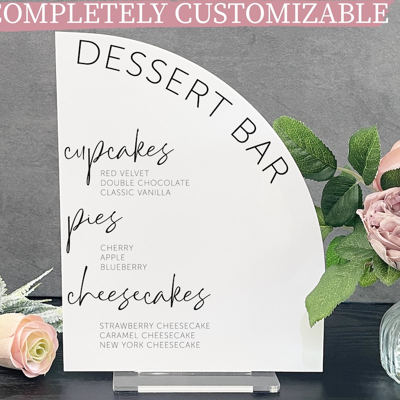 Dessert Bar - Etsy