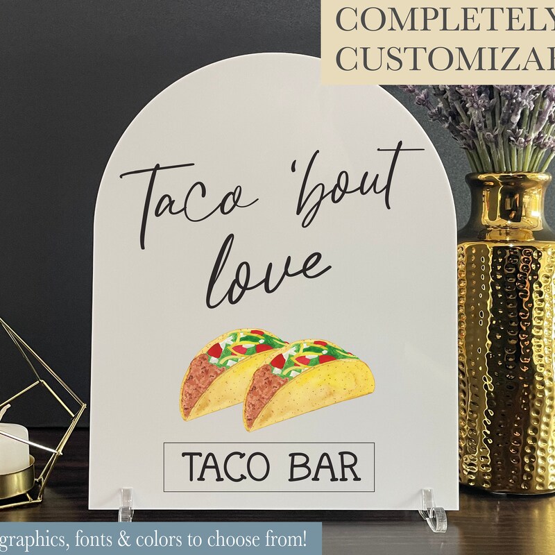 Wedding Taco Sign - Etsy