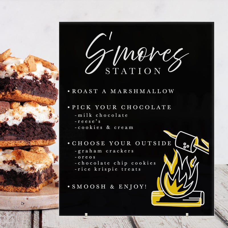 Smore Bar Sign - Etsy