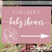 Baby Shower Yard Sign, Baby Shower Welcome, Baby Shower Arrow Sign ...