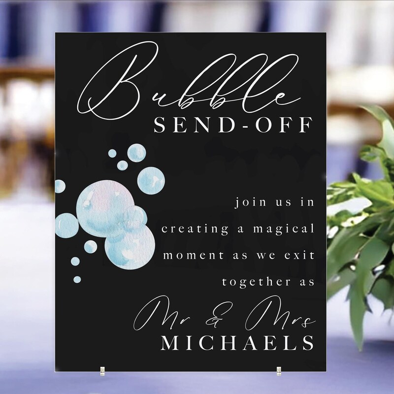 Bubble Send Off - Etsy