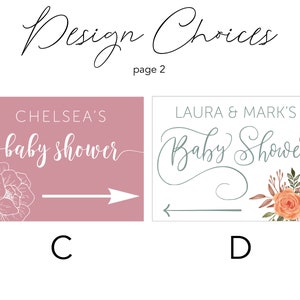 Baby Shower Yard Sign, Baby Shower Welcome, Baby Shower Arrow Sign ...