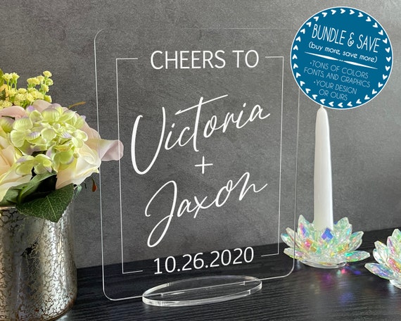 Custom Name Acrylic Wedding Sign Wedding Table Name Signs - Etsy