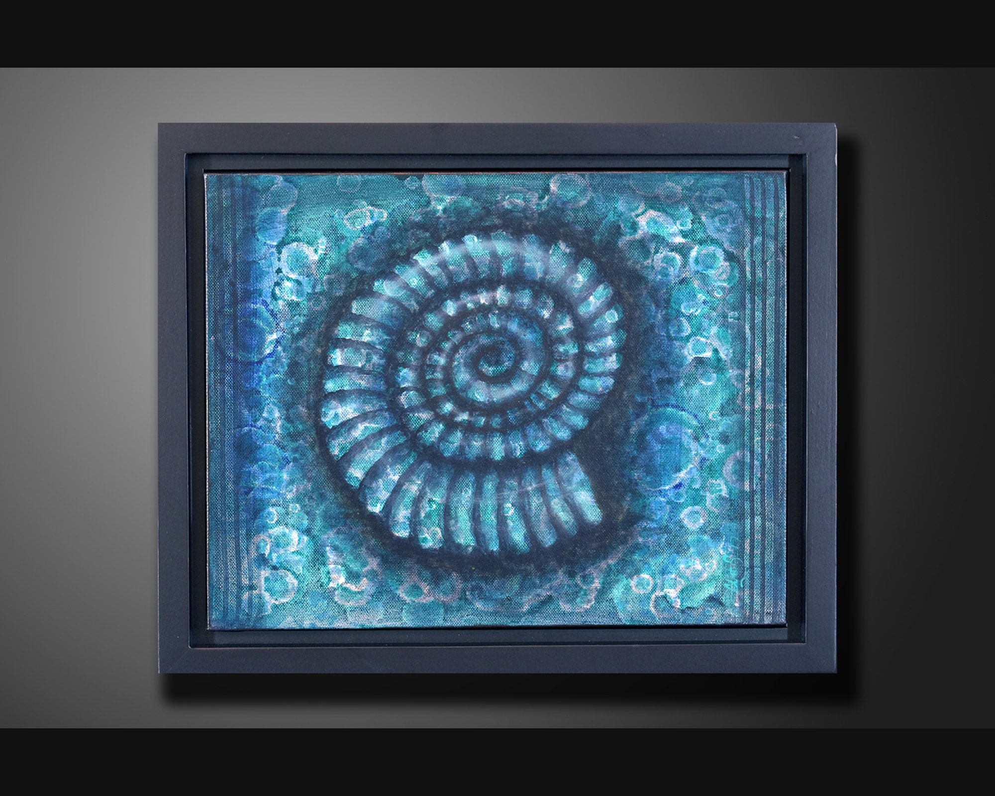 Abstract Art Painting Acrylic Painting Canvas Art Shell Artwork Fine ...