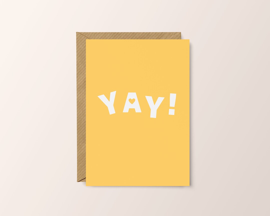 Yay! Congratulations Well Done Card // Super Proud // Happy for You ...