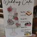 Illustrated Wedding Cake Sign - Etsy