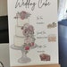 Illustrated Wedding Cake Sign - Etsy