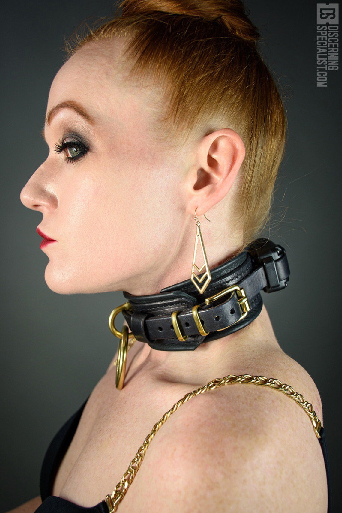 Obedience Bdsm Collar Remote Control Premium Leather Etsy