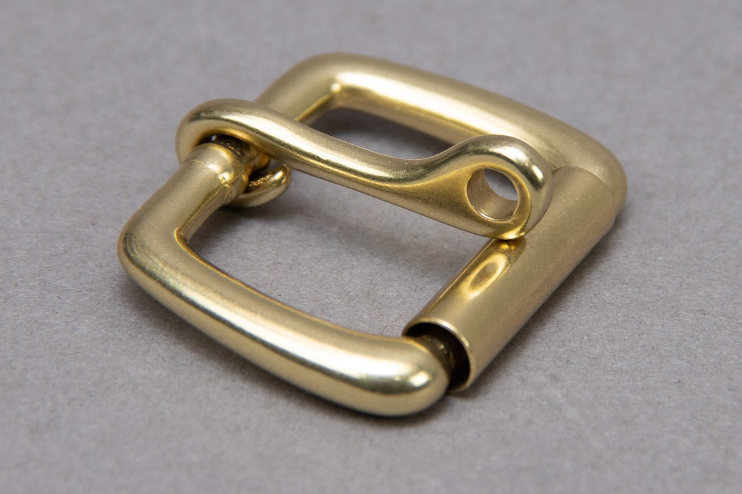 Premium Locking Roller Buckle 1inch Heel Style Solid Brass - Etsy