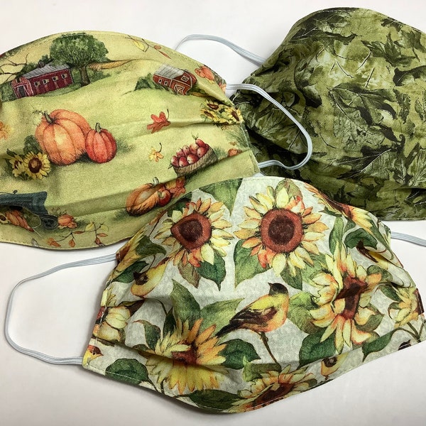 Fall Face Masks - Etsy