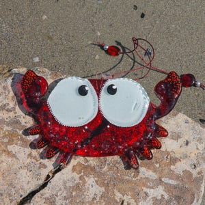 Octopus Glass Wall Art Painted Suncatcher Unique Transparent Ocean ...