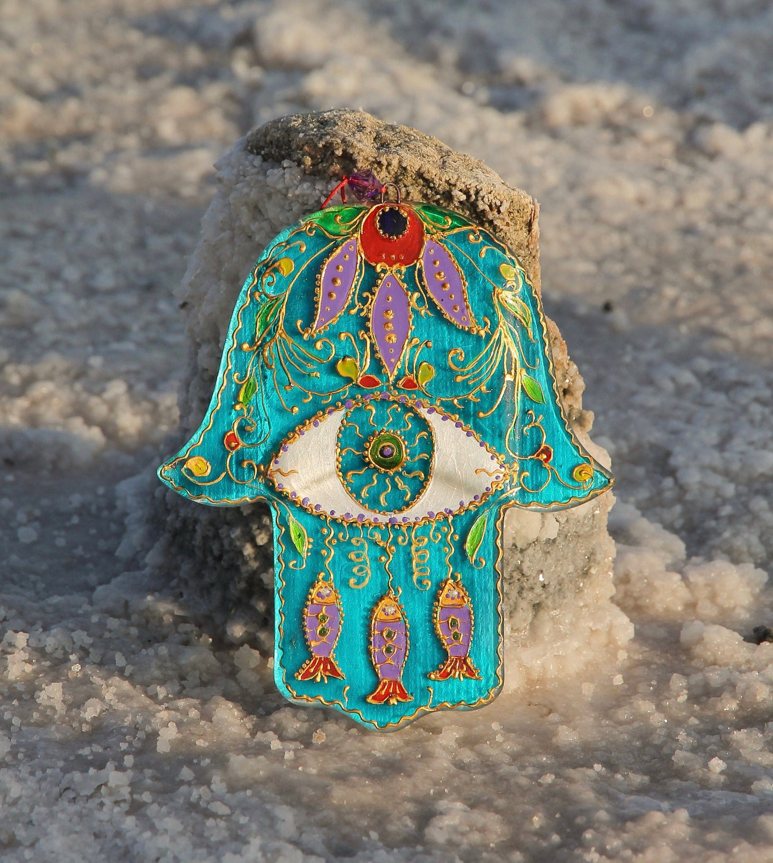 Hamsa Hand Hamsa Wall Decor Khamsa Sacred Protection Symbol - Etsy