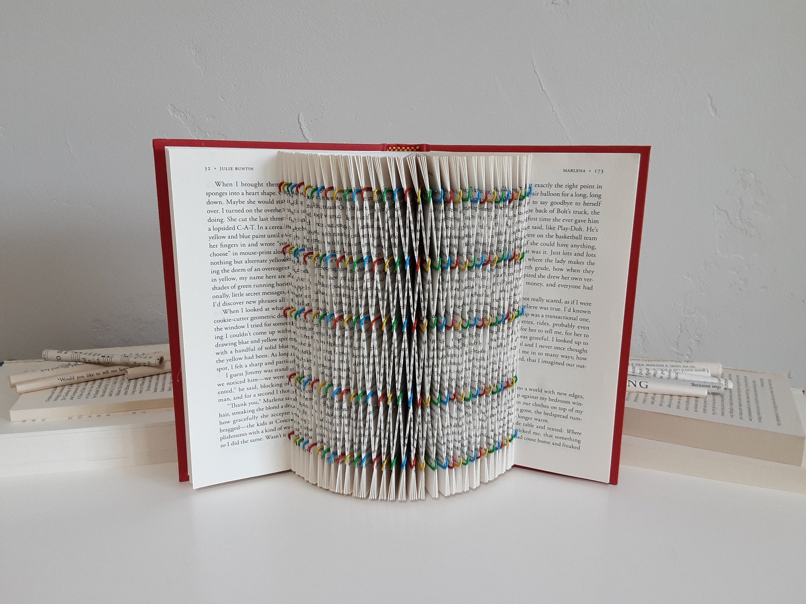 Book Sculpture Altered Book Book Art Book Page Art Book - Etsy