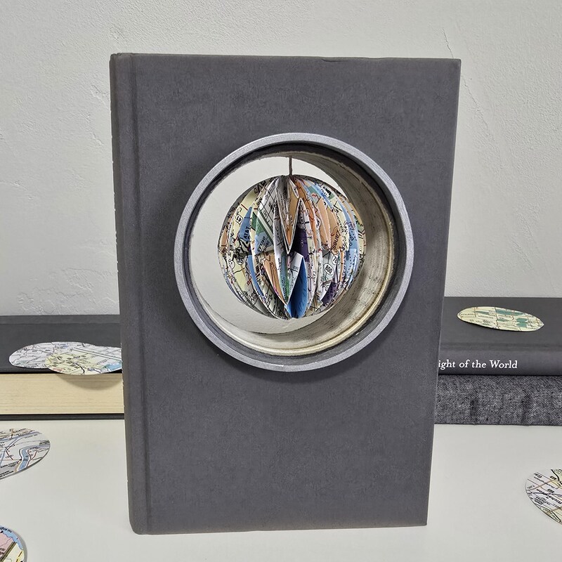 Recycled Book Art - Etsy