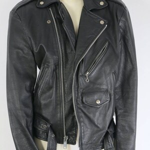 Vintage OPEN ROAD Black Motorcycle Zipper Jacket Size 38 - Etsy